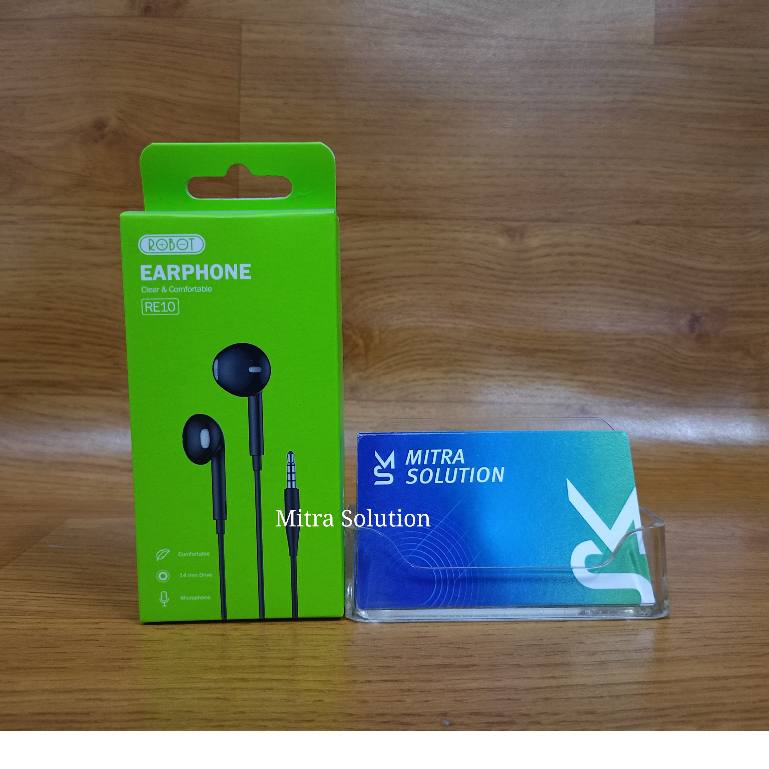 Jual Headset Robot RE10 Wired Headset Wired Earphone Bass Smartphone ...