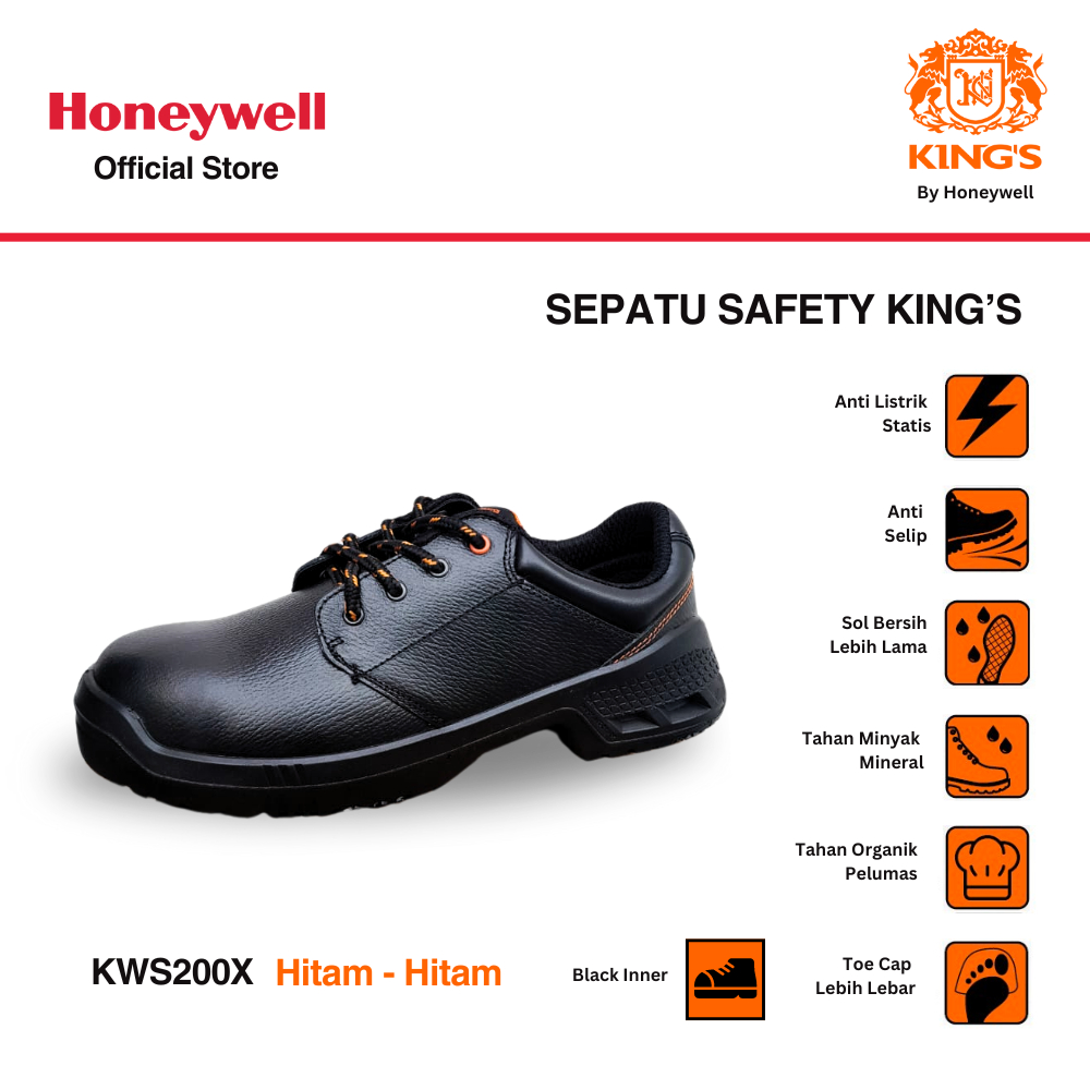Jual Sepatu Safety Kings Safety Shoes Original KWS200X | Shopee Indonesia