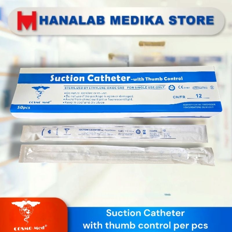 Jual COSMO MED Suction Catheter no 12 per pcs | Shopee Indonesia
