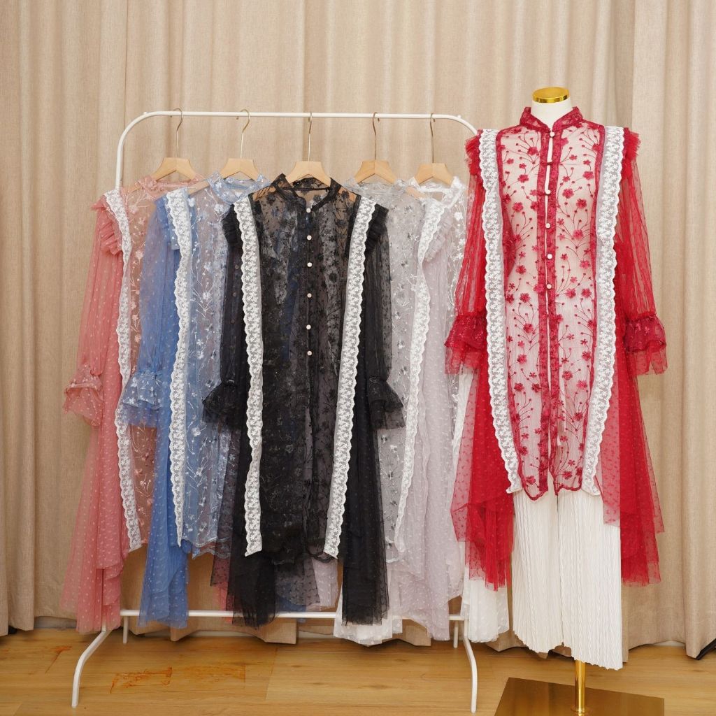 Jual PerfectU Official Safa Outer Lebaran Brukat Simple Elegant ...