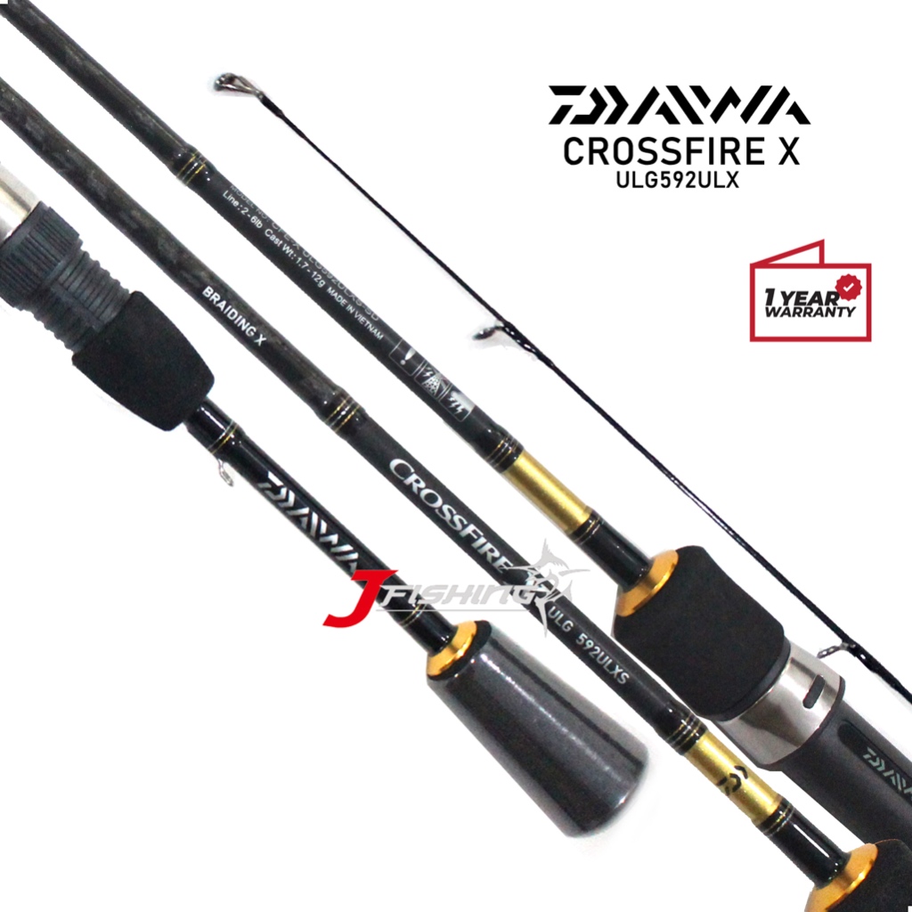 Jual Joran UL DAIWA Crossfire X ULG 632ULXS 592ULXS 662LXS | Shopee Indonesia