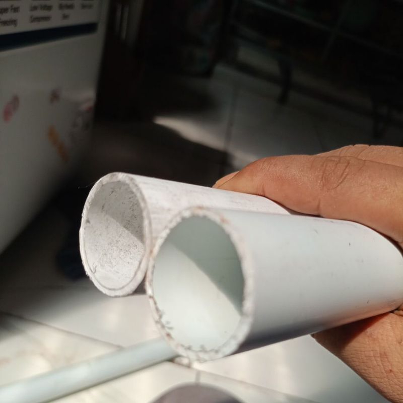 Jual 100 Cm 1 meter Pipa Paralon PVC Type AW 1 Inch Dim Putih Maspion ...