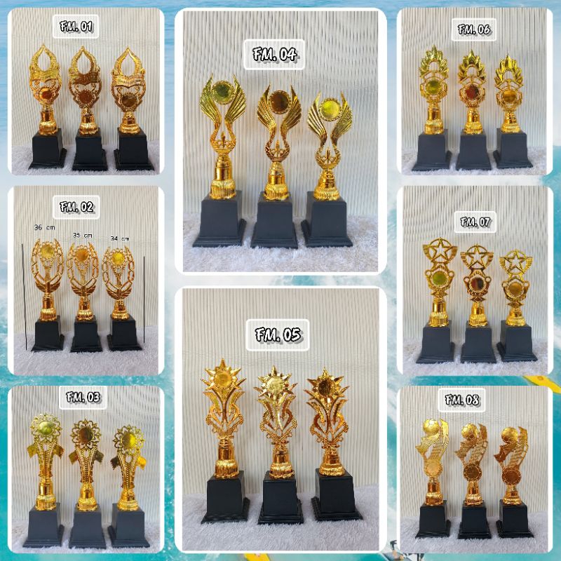 Jual 1 SET PIALA/TROPHY MURAH JUARA 1 2 3[FM] | Shopee Indonesia