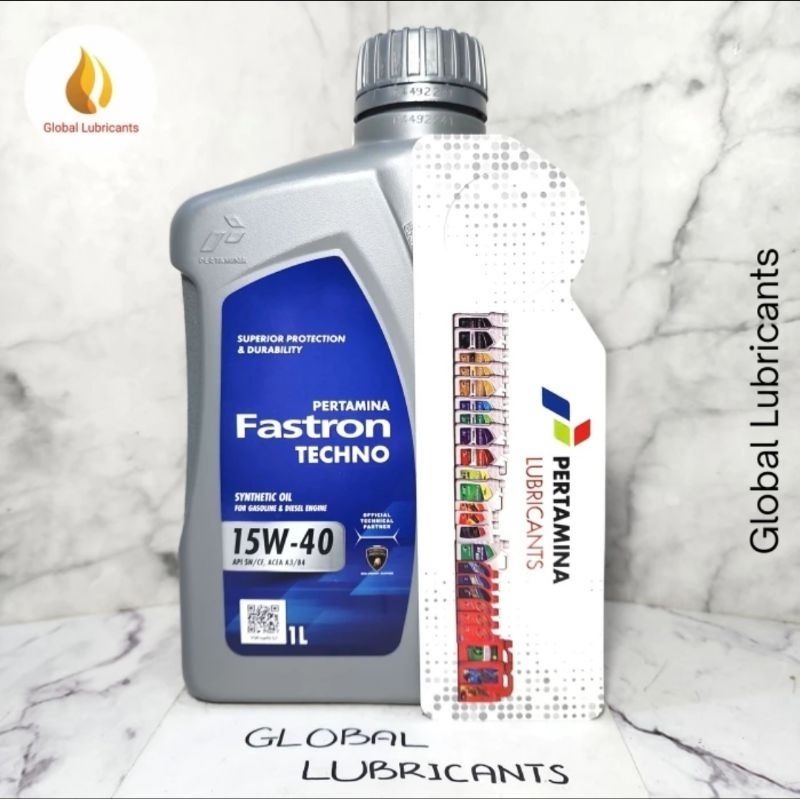 Jual Pertamina Fastron Techno 15W-40 1 Liter (Oli Mesin Synthetic Bensin/ Diesel/ HX5) | Shopee ...