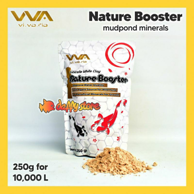 Jual Vivaria Nature Booster 250 gr mudpond mineral akuarium kolam ...