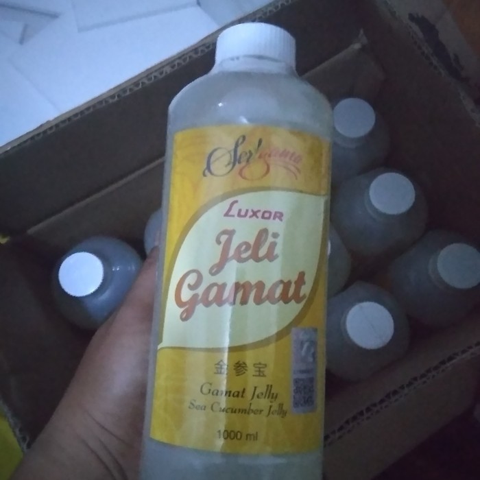 Jual LUXOR Jelly Gamat Asli - ORIGINAL Teripang Emas Jeli Gamat 1000ML ...