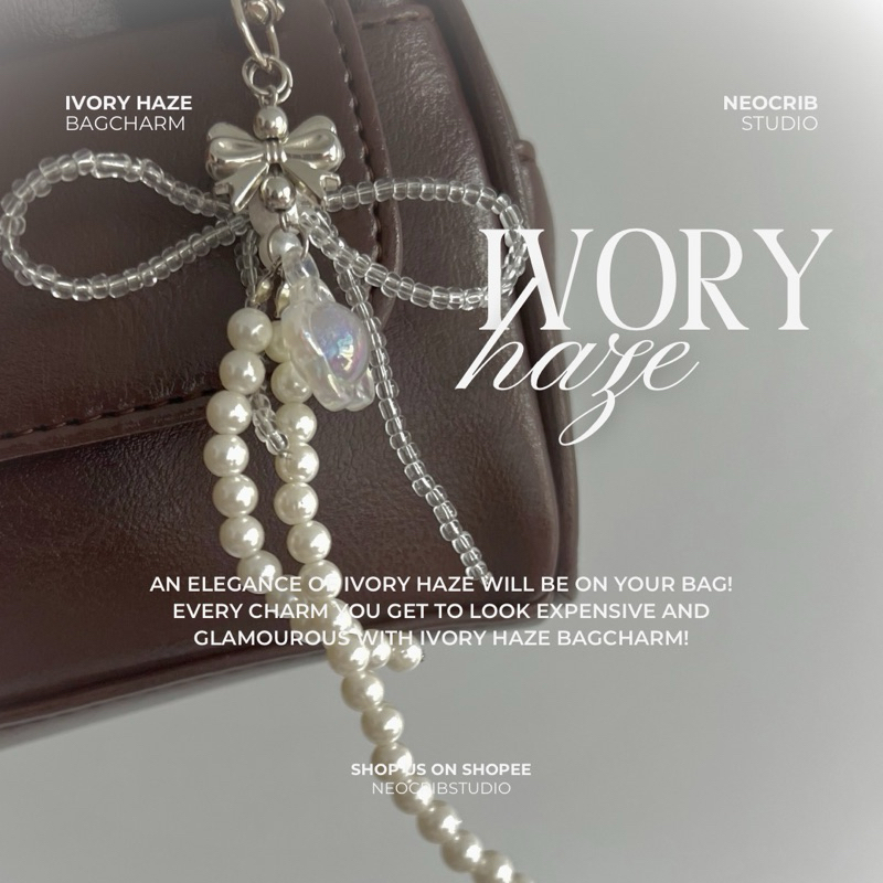 Jual Ivory Haze Bag Charm by neocribstudio | Shopee Indonesia