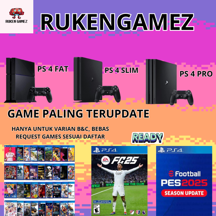 Jual PS4 PRO/SLIM/FAT FULL GAMES GAMES PERMANEN SEMUA GAME TERBARU ...