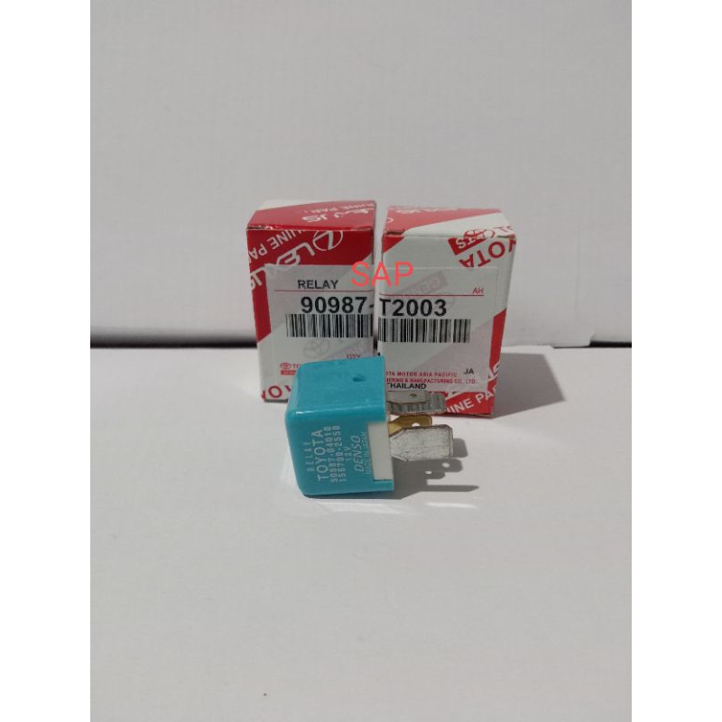 Jual RELAY 12 VOLT KAKI 5 TOYOTA INNOVA HILUX FORTUNER 90987- T2003 ...