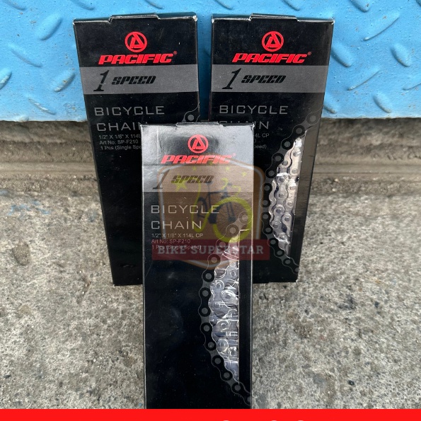 Jual Pilihan Rantai Sepeda Pacific Single 1 Speed Chrome Sier BMX M ...