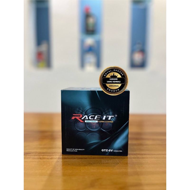 Jual AKI ( RACEIT ) ( GTZ6V ) 12V 6AH /10HR NMax New VARIO 125 VARIO ...