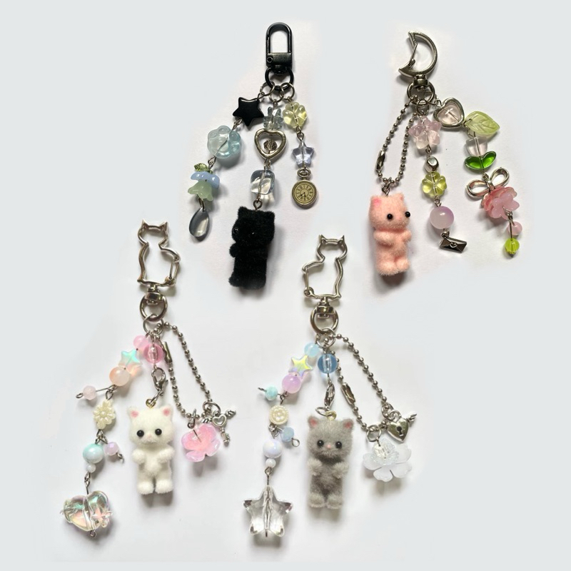 Jual [Rukkimoon] Little kitten cat babies phone strap | charm ...