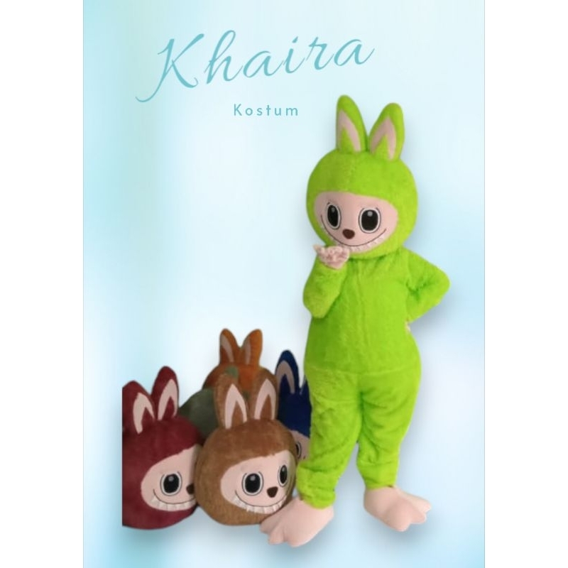 Jual Kostum Badut Labubu Warna Hijau | Shopee Indonesia