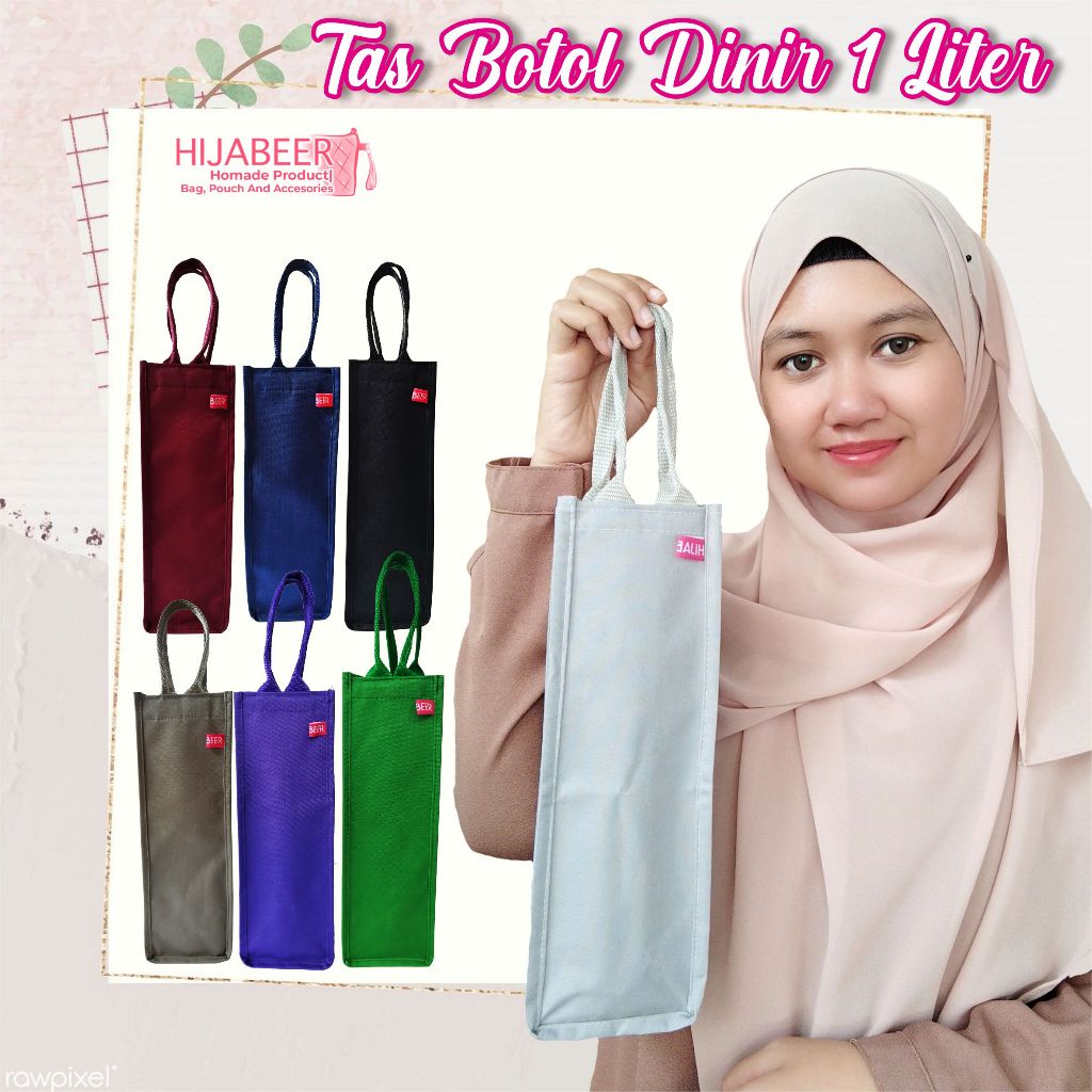 Jual Tas Jinjing Botol 1 Liter Bahan Sintetis Dinir D300 Tebal Tali ...