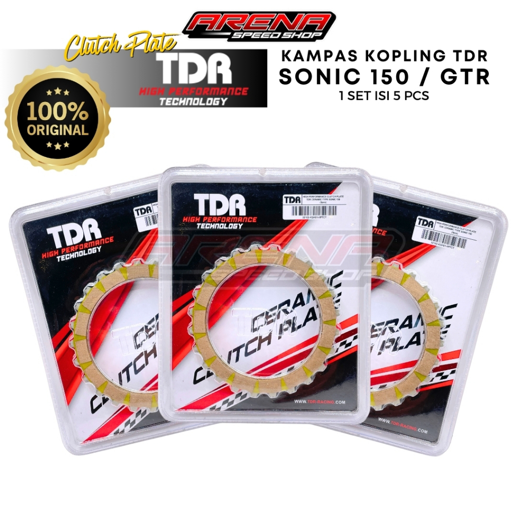 Jual TDR Racing Ceramic Clutch Disc Plate Sonic 150 R - Kampas Kopling ...