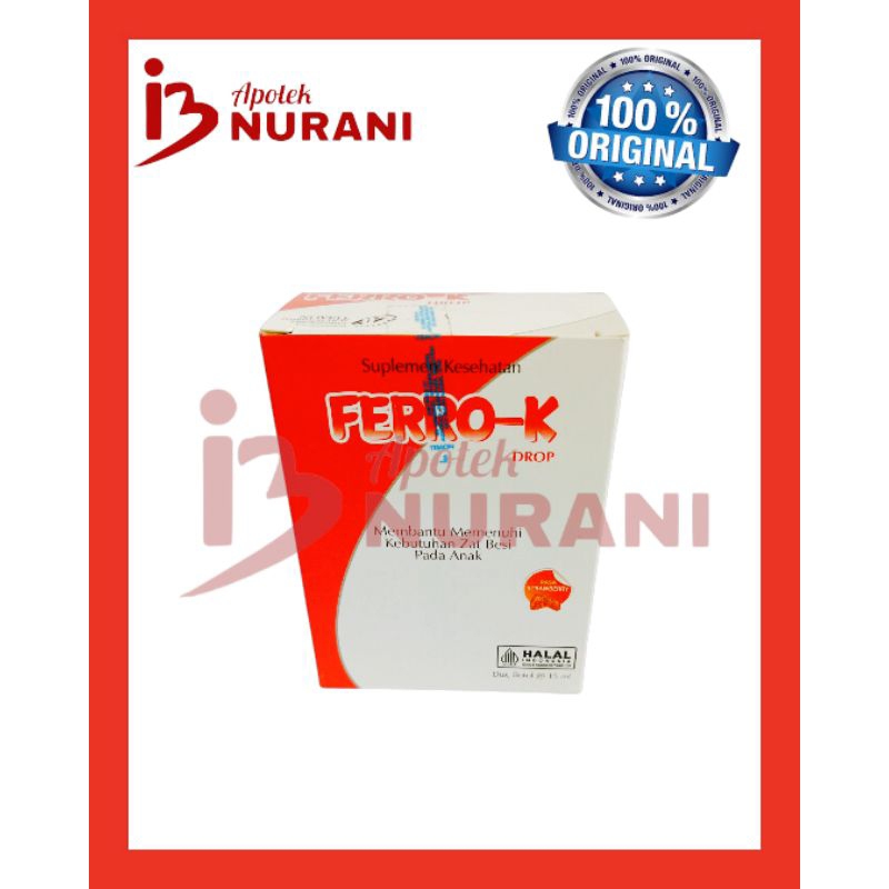 Jual FERRO-K DROP UNTUK KEBUTUHAN ZAT BESI DAN PENAMBAH DARAH BAYI ...
