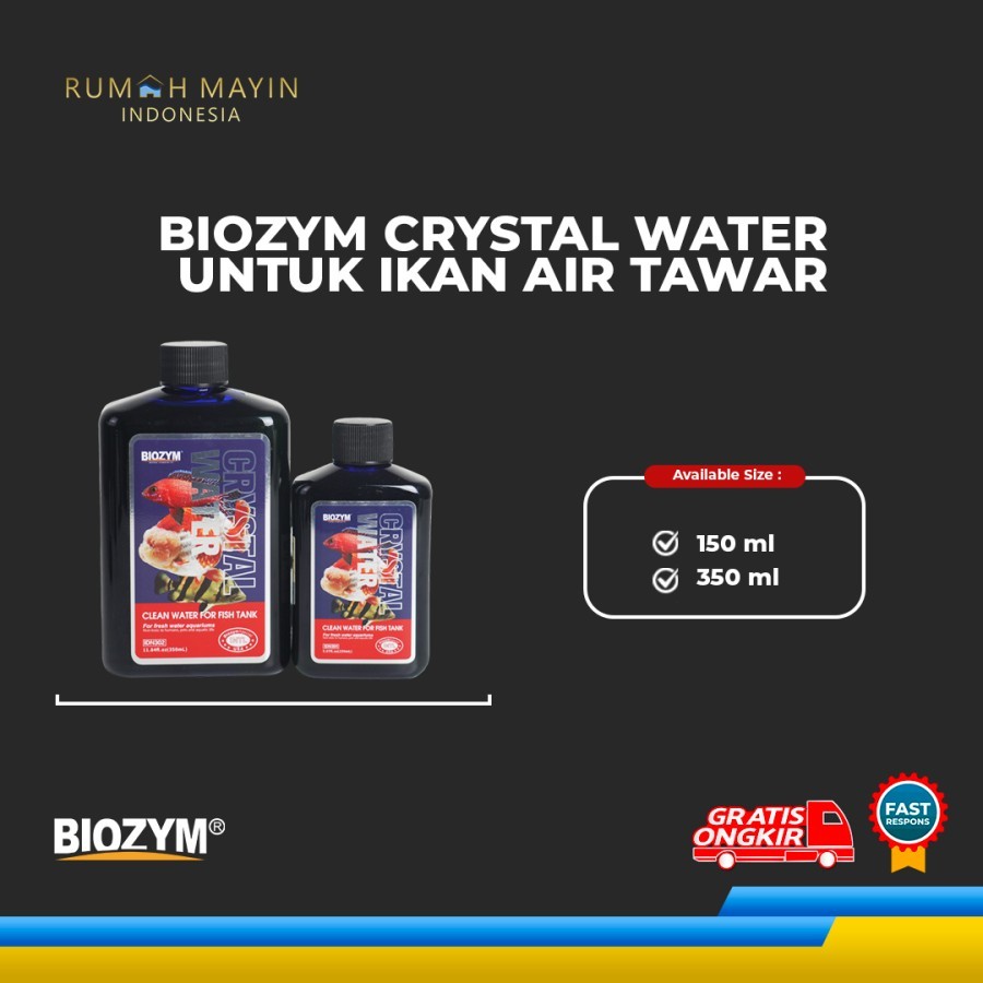 Jual Biozym Crystal Water for Fresh Water Fish | Shopee Indonesia