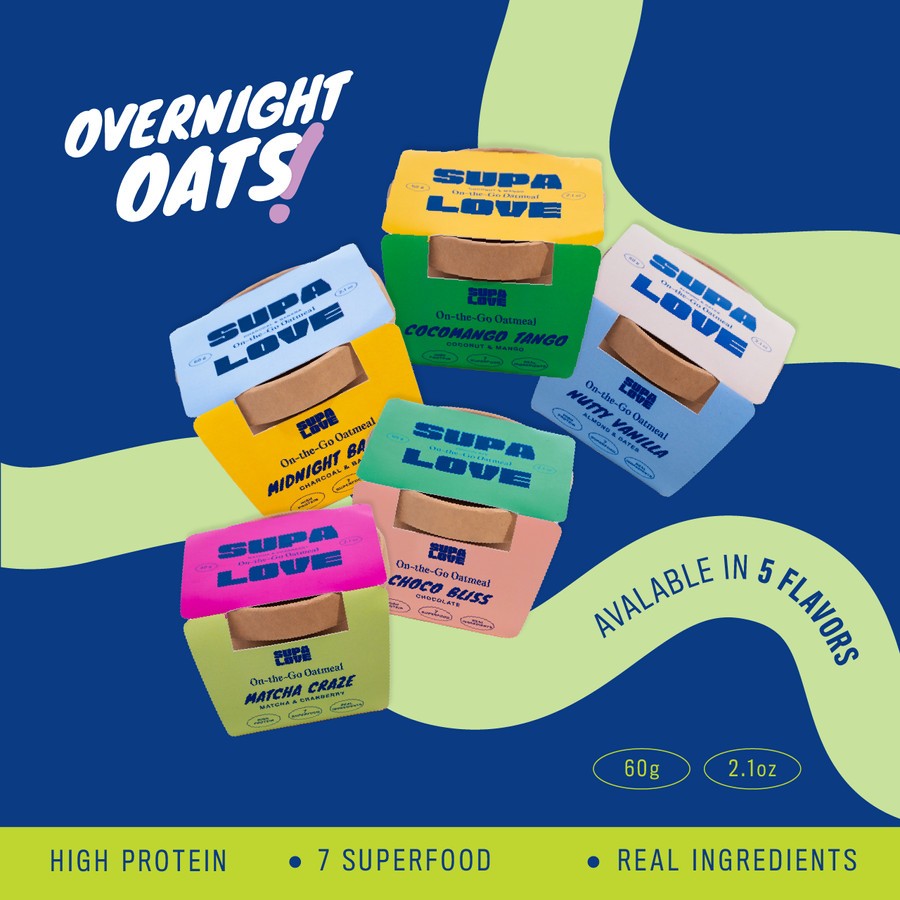 Jual On The Go Oatmeal - Overnight Oat / Instant Oat / Healthy Snack ...