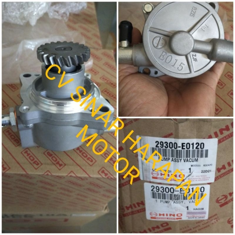 Jual 29300E0120 PUMP ASSY VACUM 12V HINO DUTRO DYNA 130 29300-E0120 ...