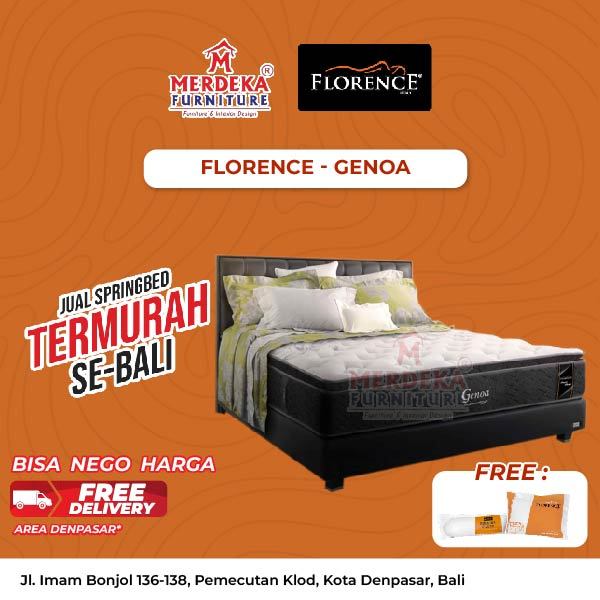 Jual Kasur Florence ~ Genoa | Spring Bed 160x200|Free Bantal| | Shopee ...