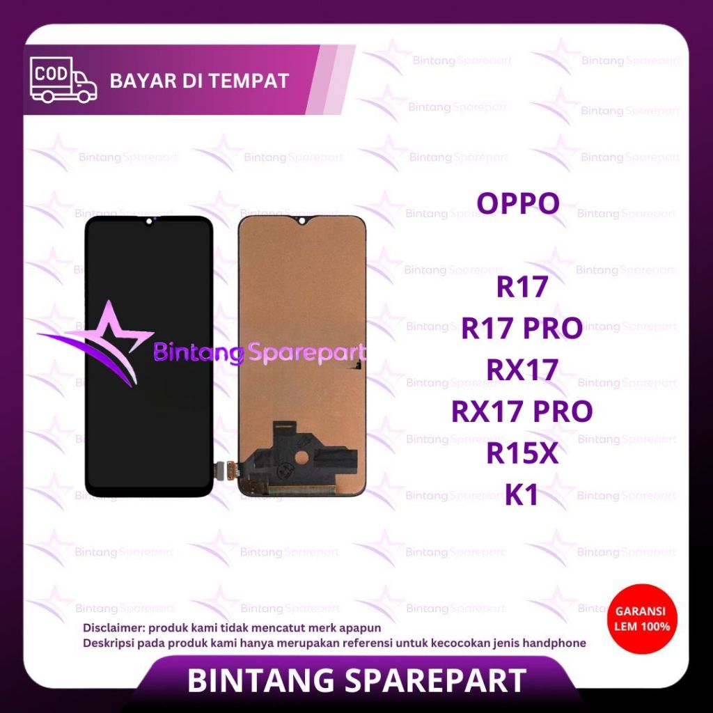 Jual LCD TOUCHSCREEN OPPO R17/R17 PRO/RX17/RX17 PRO/R15X/K1 | Shopee ...