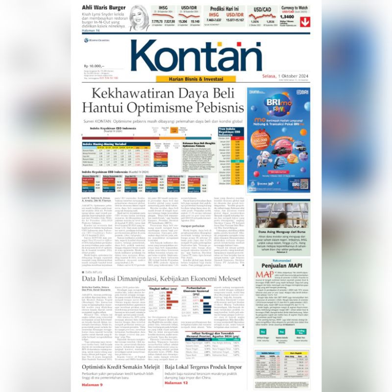 Jual KORAN KONTAN EDISI OKTOBER 2024 | Shopee Indonesia