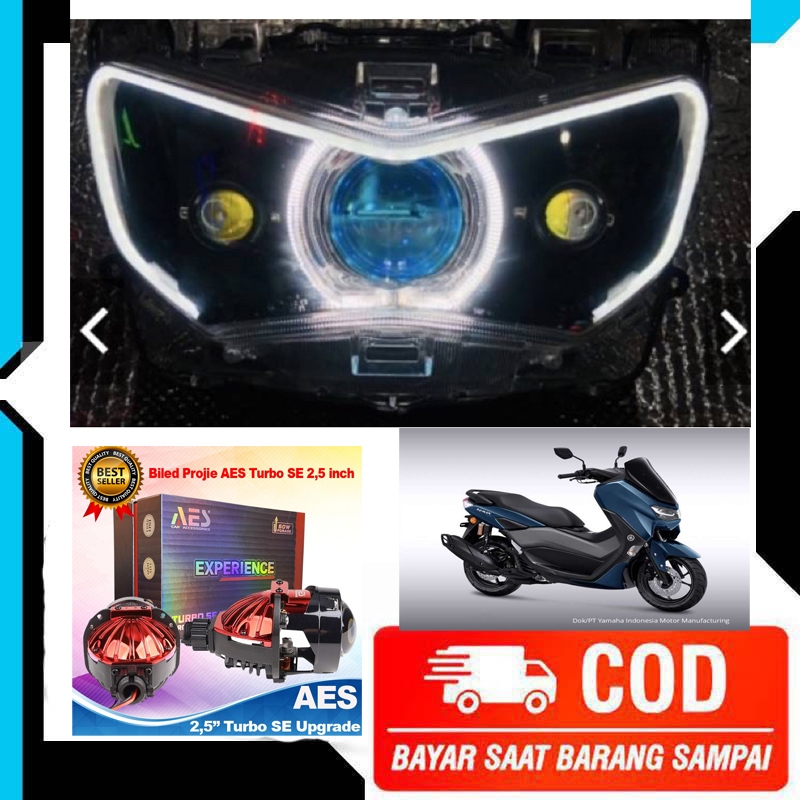 Jual Lampu Biled Nmax all New Single Th 2020 s/d 2023 D2 Laser Lengkap ...