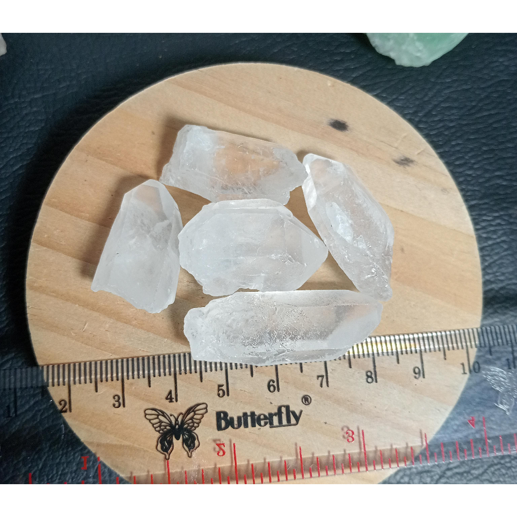 Jual Batu Natural Brazil Clear Quartz Pointer Paket (5) | Shopee Indonesia