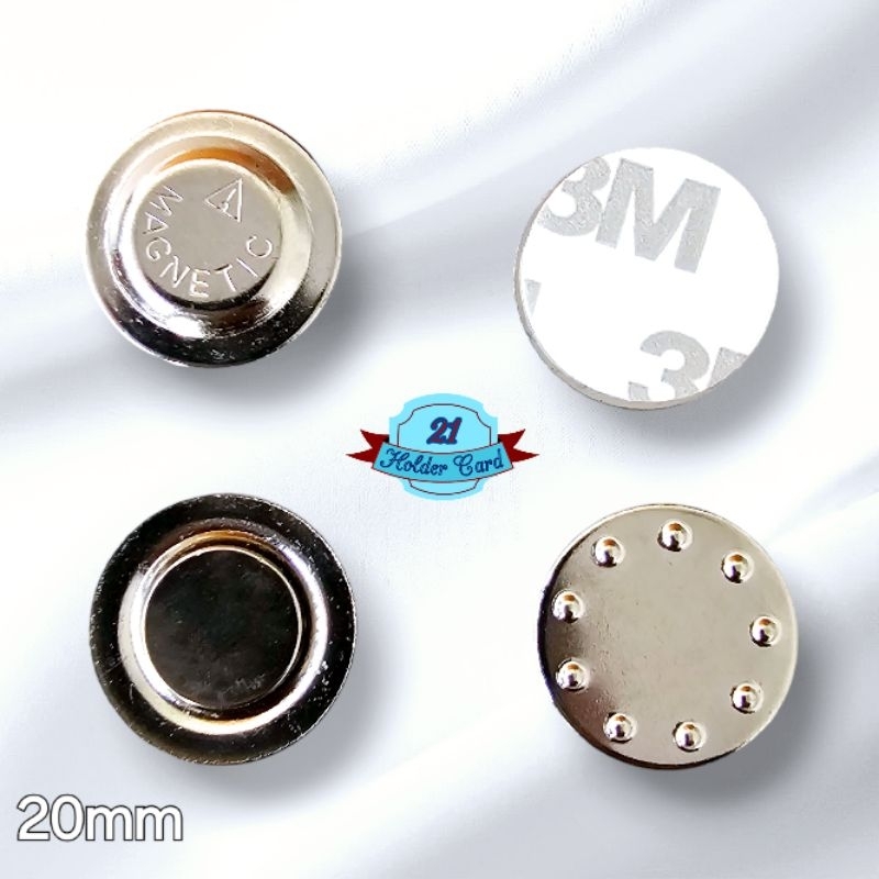 Jual Magnet Bulat 20mm Bahan Nikel Magnet Pin Magnet Lencana | Shopee ...