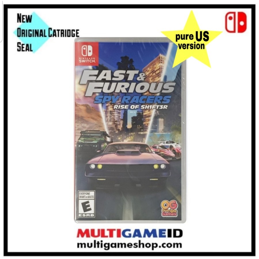 Jual Switch Fast & Furious Spy Racers Rise of Shifter English US ...