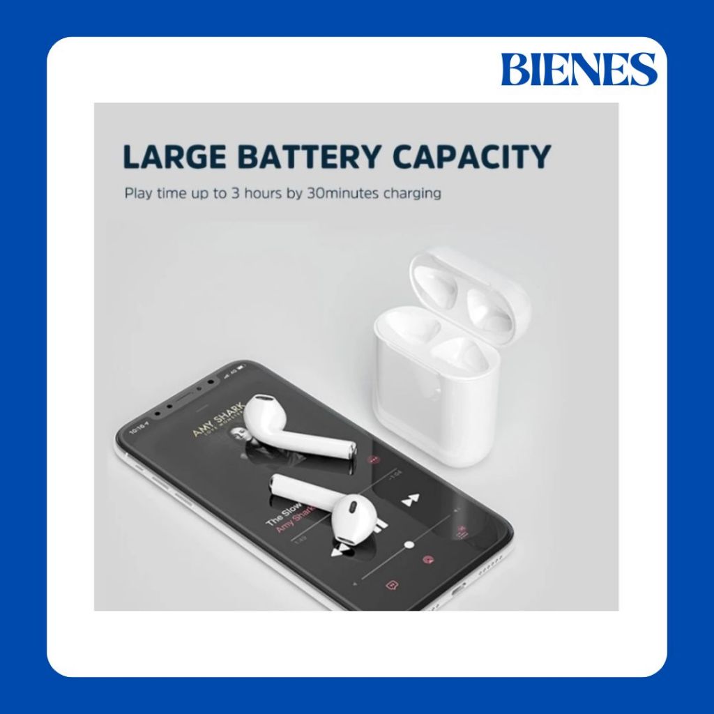 Jual KIVEE X BIENESSTUFF TWS INPODS 12 BLUETOOTH WIRELESS HIFI - PUTIH ...
