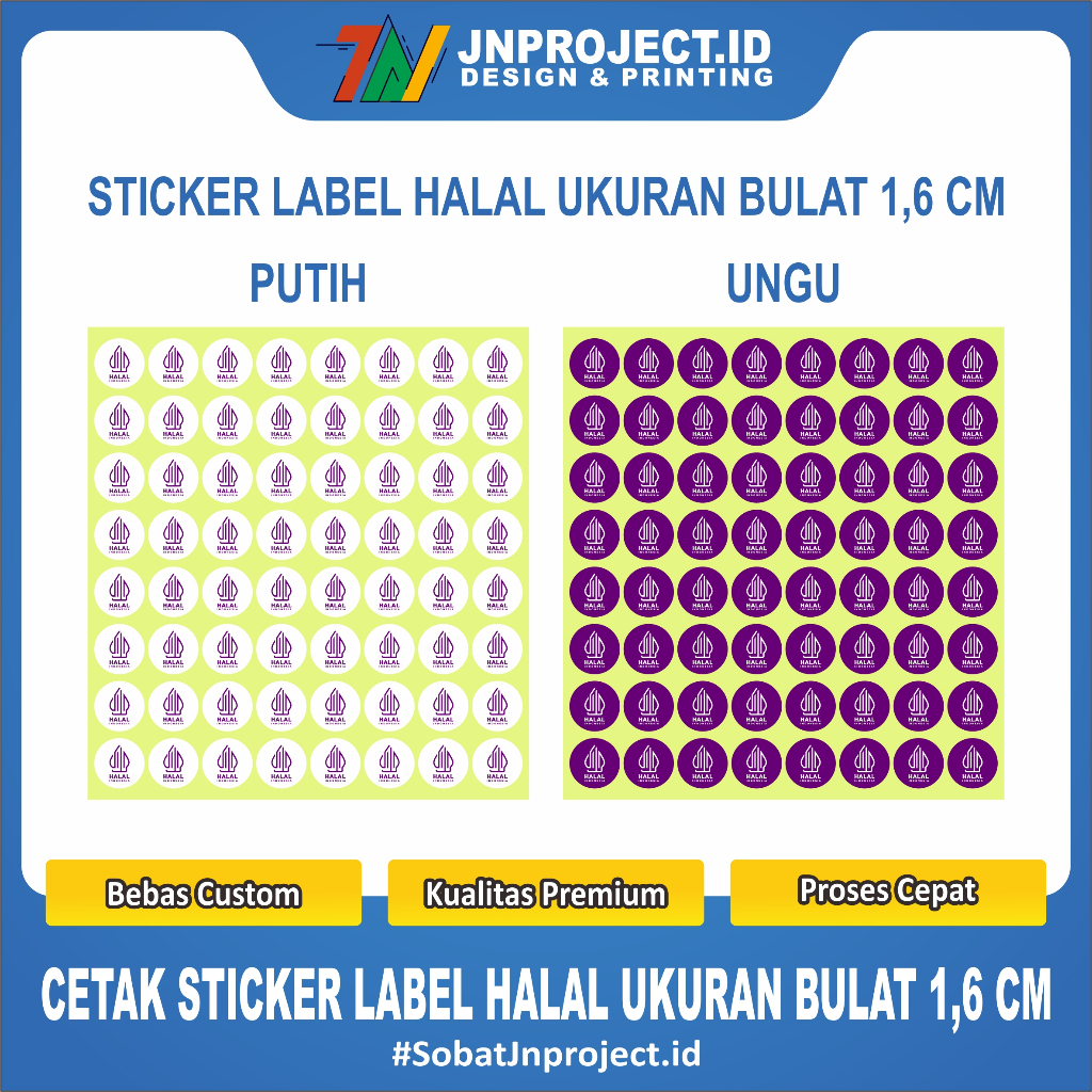 Jual Stiker Label Halal | Stiker Label Makanan Minuman Halal Bahan ...