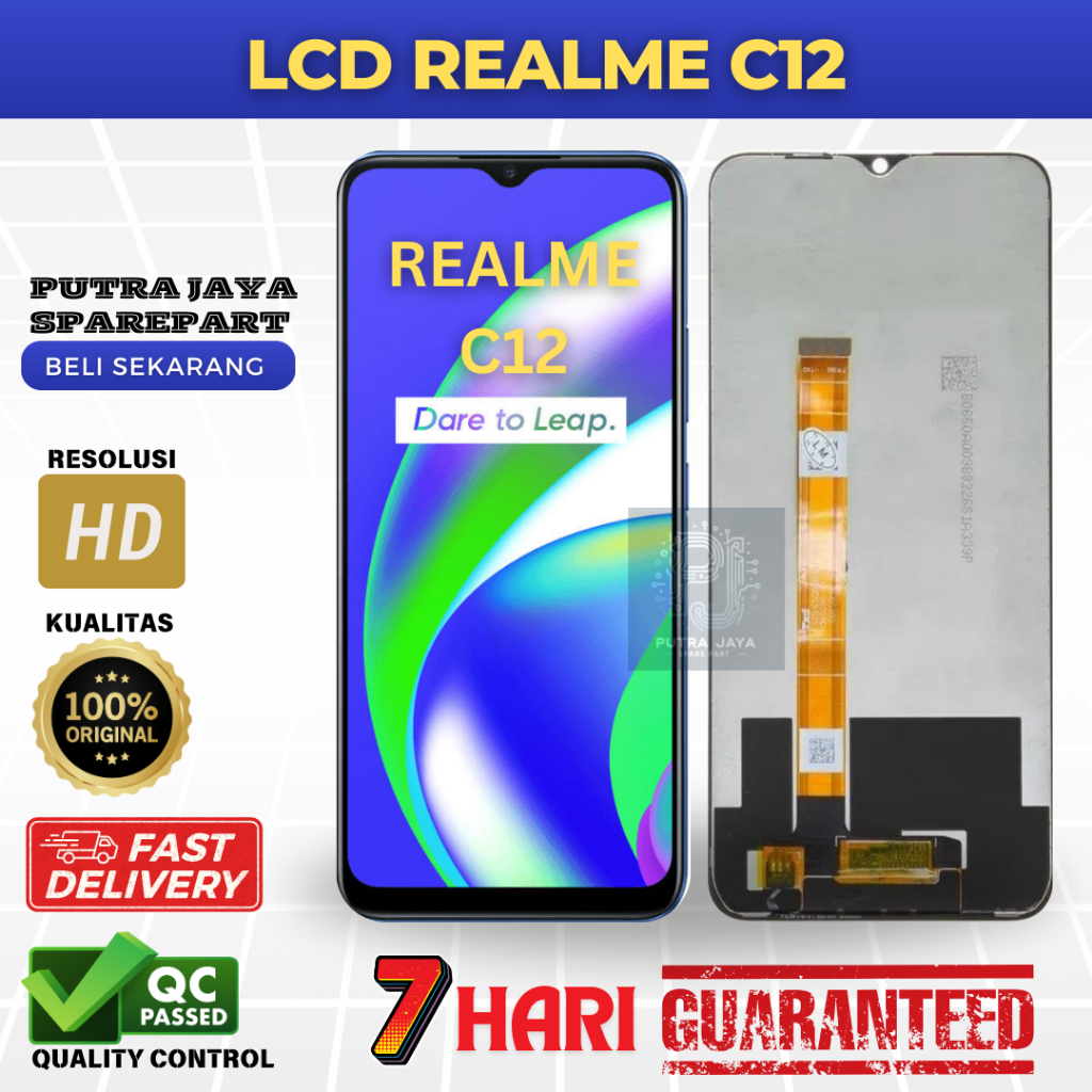 Jual LCD TOUCHSCREEN REALME C12 RMX2189 / LCD REALME C12 ORIGINAL ...