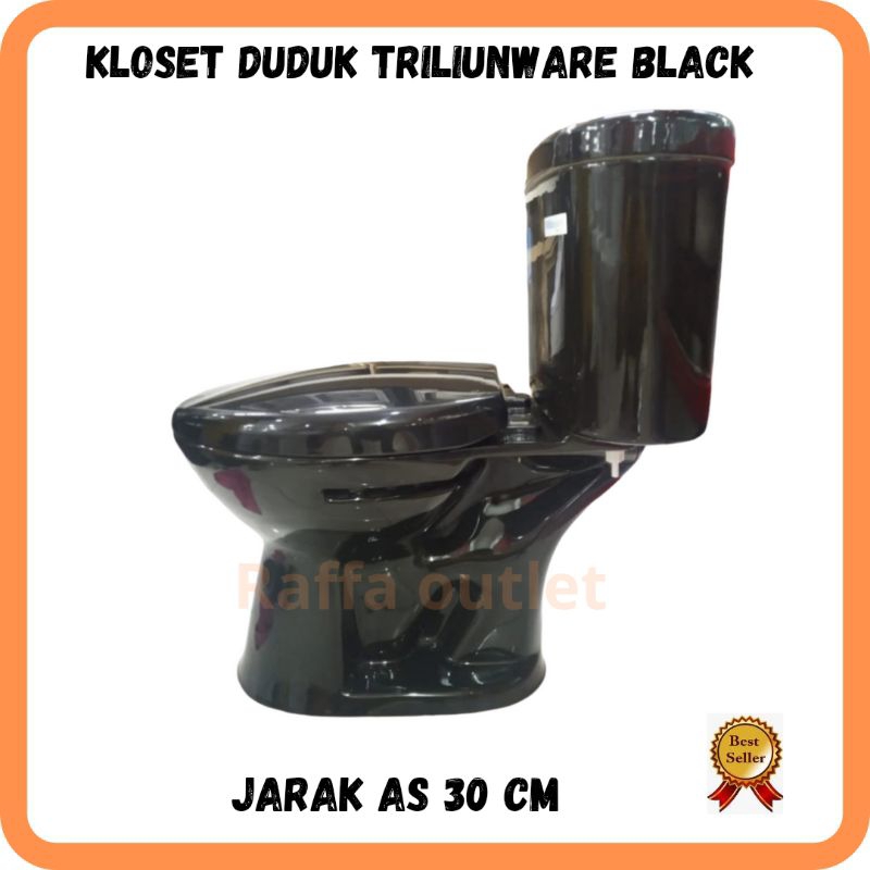 Jual Closet duduk Black/Kloset duduk Hitam Triliun/Wc duduk | Shopee ...