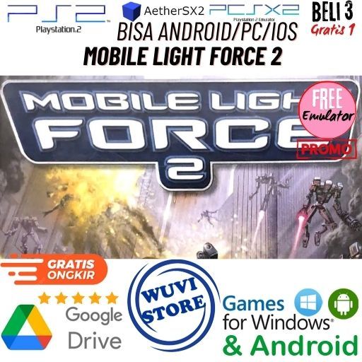 Jual PS 2 Mobile Light Force 2 | Bisa di PC / Android / IOS Plus ...