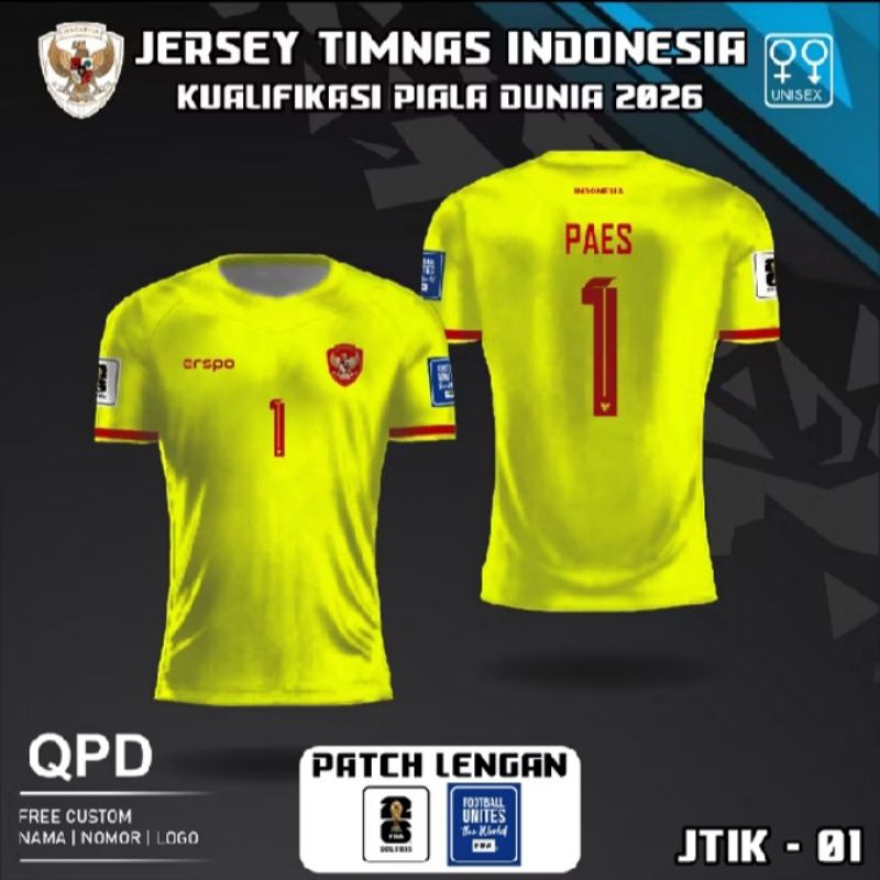 Jual Jersey kiper timnas indonesia kualifikasi pra piala dunia 2026 ...