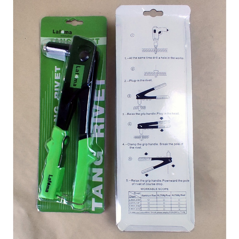 Jual Tang rivet hand riverter 2.4mm-4.8mm / tang rifet ripet / paku ...