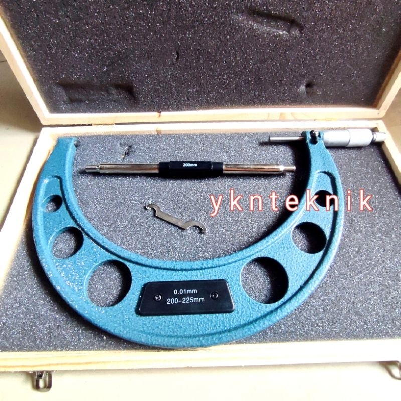 Jual Outside Micrometer 200 - 225 x 0.01 mm Mikrometer Luar Alat Ukur ...