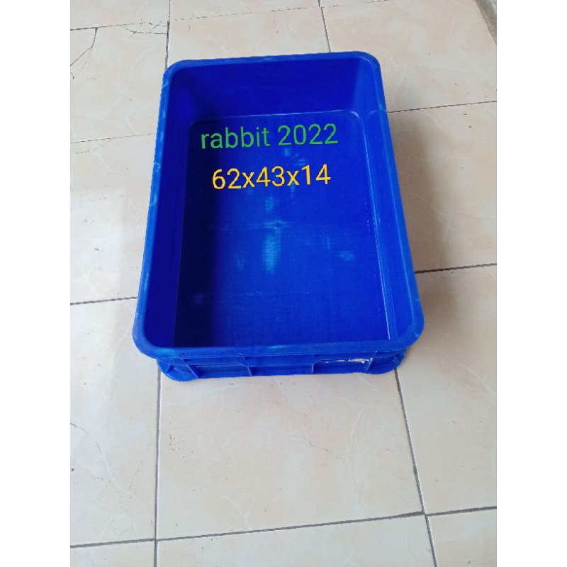Jual box container no 2022 size 62x43x14 bekas ready 2 warna | Shopee ...
