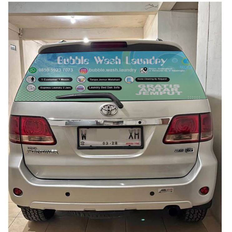 Jual Stiker Tembus Pandang Kaca Belakang Mobil - Stiker One Way ...