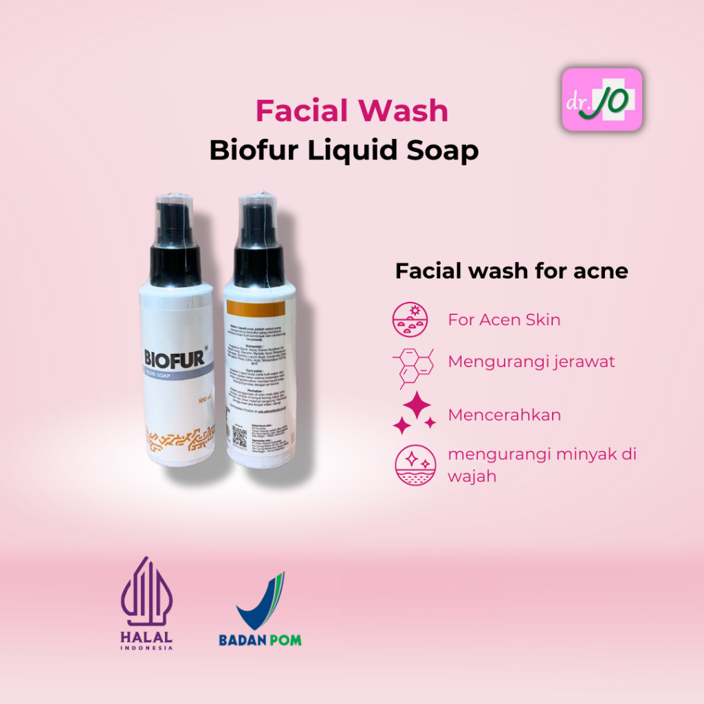 Jual FACIAL WASH BIOFUR | FACIAL WASHA ACNE | FACIAL WASH KULIT ...