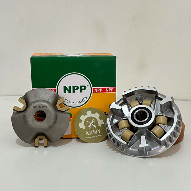 Jual RUMAH ROLLER / FACE COMP ASSY KOMPLIT MIO / SOUL / SPORTY KODE 5LW ...