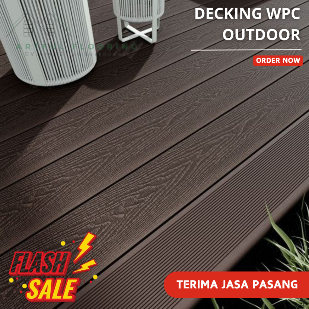 Jual Decking WPC Outdoor ARNI | P. 2,9m - Lantai Kayu Kolam / Decking ...