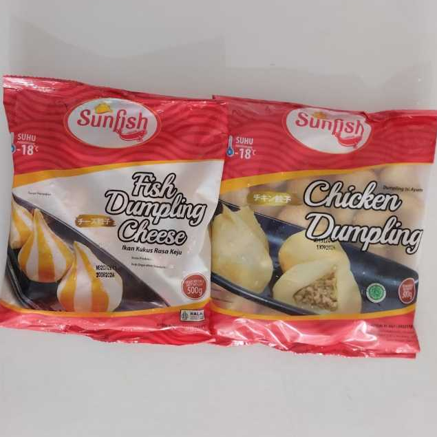 Jual Dumpling Sunfish Keju dan Ayam Netto 500gram Cheese Chicken ...
