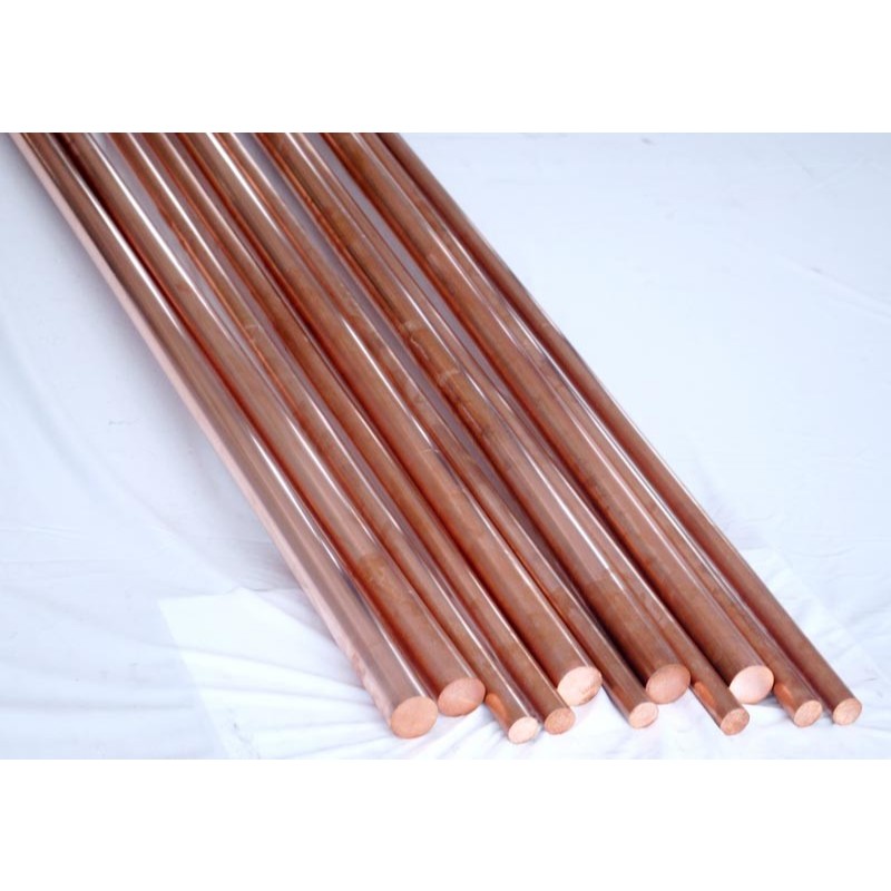 Jual Ground Rod 1 Inc x 2 m / Copper Rod 1" x 2 m / As Tembaga 1" x 2 ...