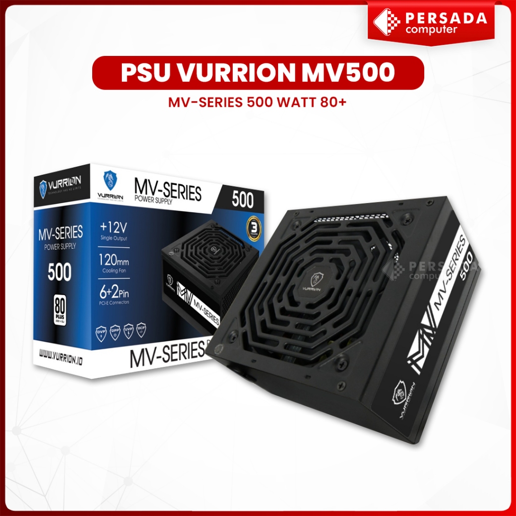 Jual POWER SUPPLY/PSU VURRION MV400 I MV500 MV-SERIES 400/500 WATT 80 ...