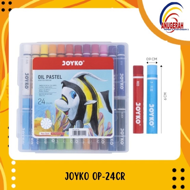 Jual JOYKO OIL PASTEL OP-24CR ROUND (PCS) | Shopee Indonesia