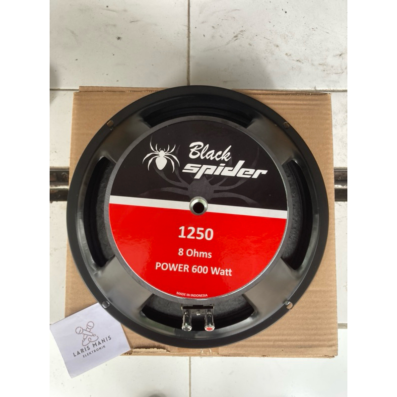 Jual Speaker Black Spider 1250 12 inchi Full Range Speaker BS 1250 ...
