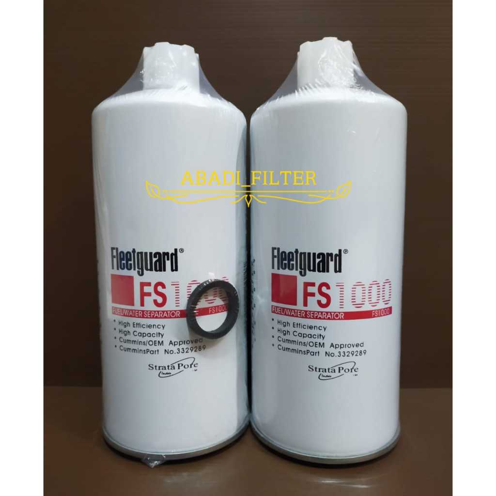 Jual Fuel Filter Water Separator FLEETGUARD FS1000 / FS 1000 | Shopee ...