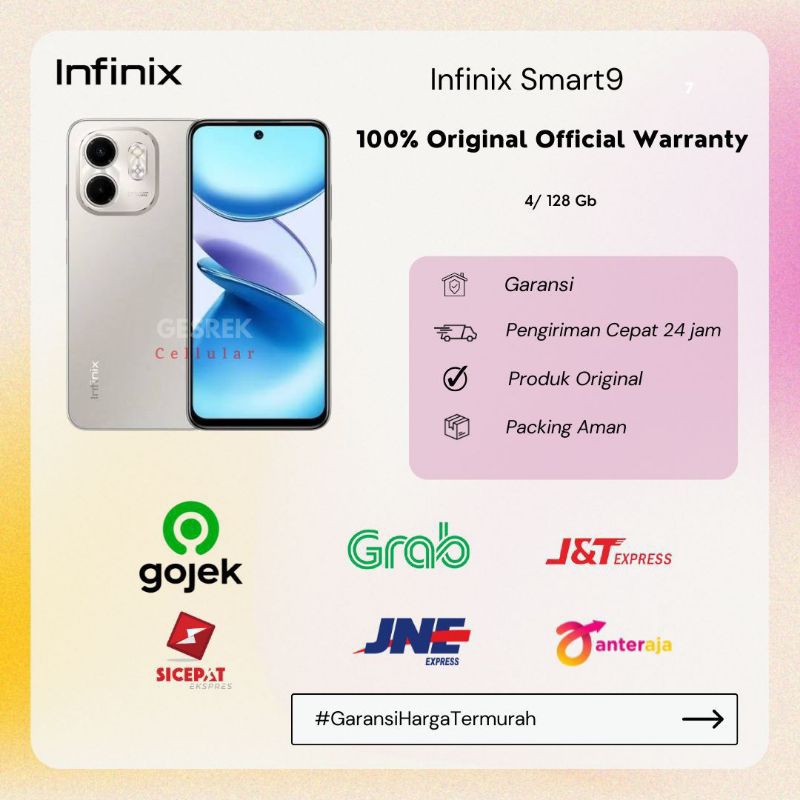 Jual Infinix Smart 9 4/128GB - Garansi RESMI Infinix | Shopee Indonesia